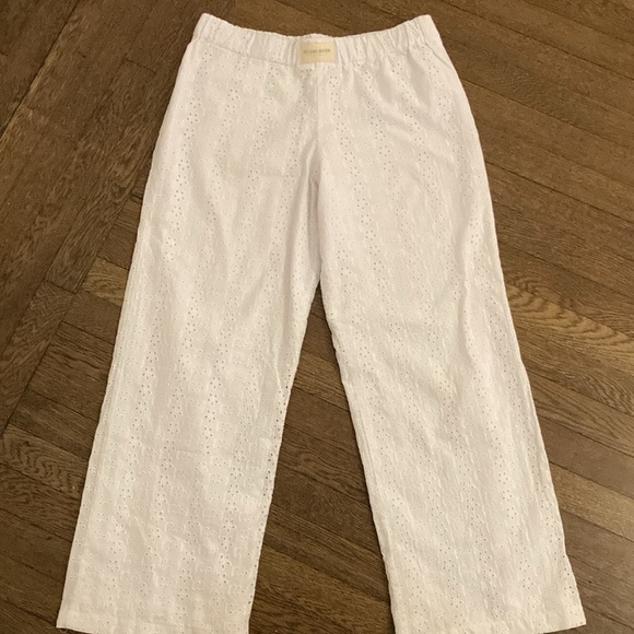 Pants & Jumpsuits | Studio Seven Designs Womens Lazy Daisy White Eyelet ...